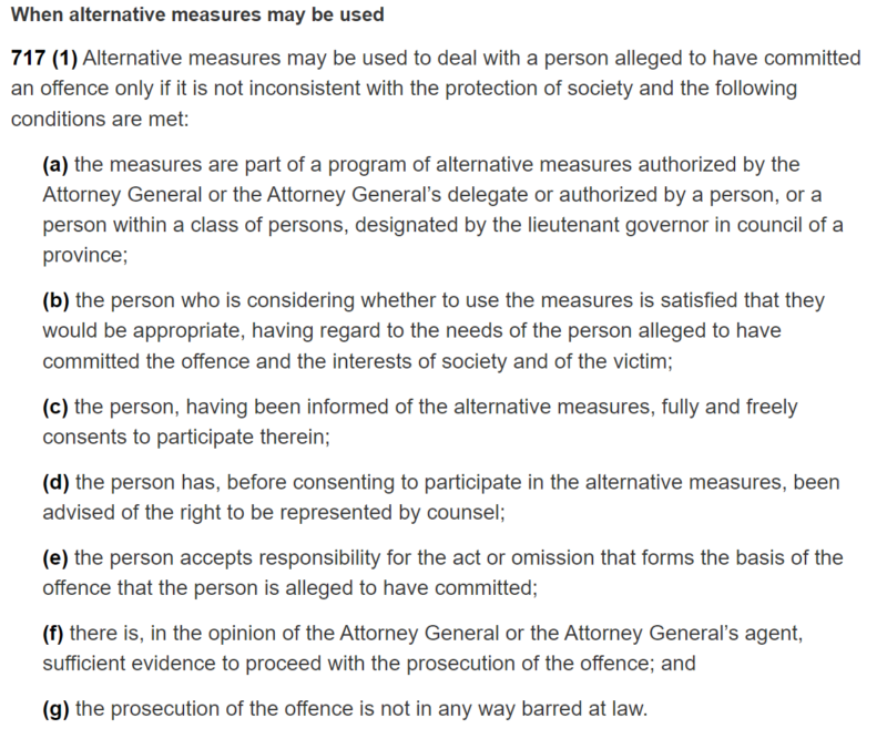 Alternative Measures Program (AMP) in Canada | Strategic Criminal ...