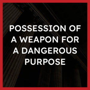 Possession of a Weapon for a Dangerous Purpose (s. 88) Laws in Canada ...